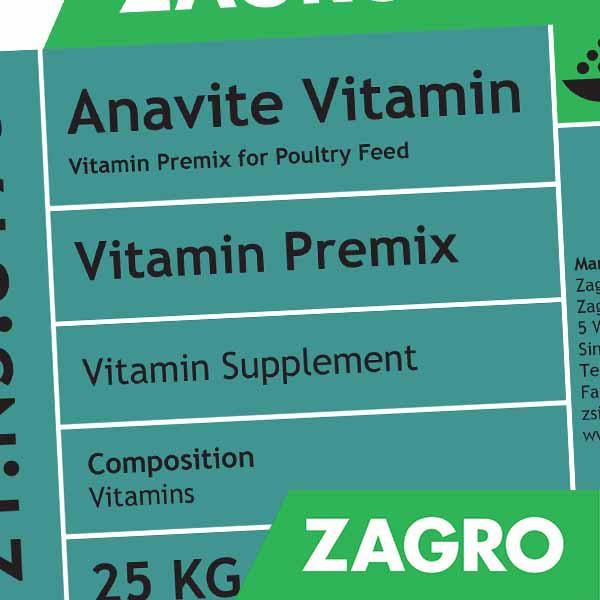 Anavite Vitamin - For better growth and feed conversion efficiency